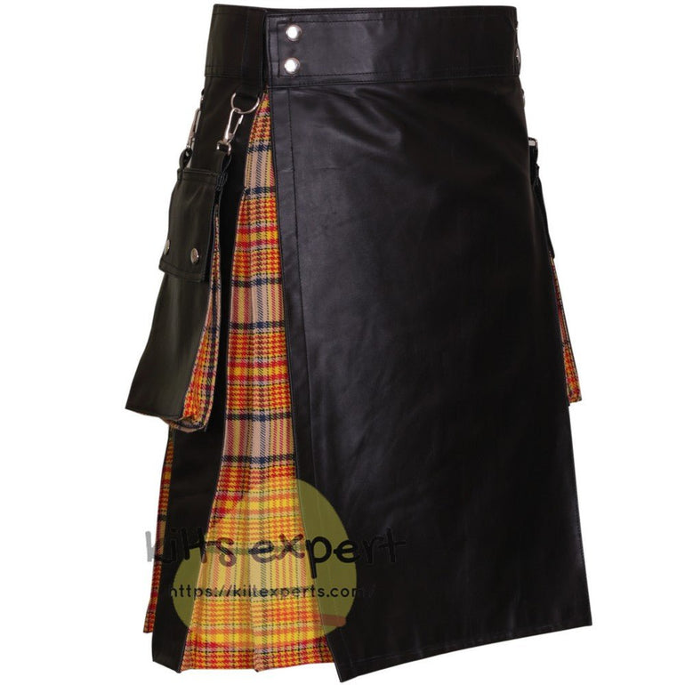 Leather Kilts for Men - Custom Made Genuine Leather Kilts – Kilt Experts